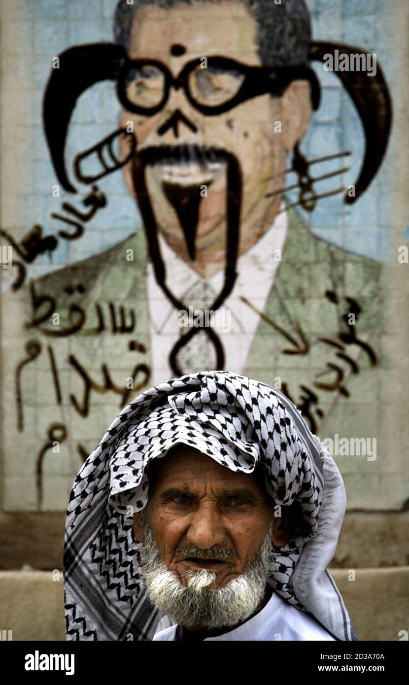 Iraq saddam mural hi-res stock photography and images - Alamy