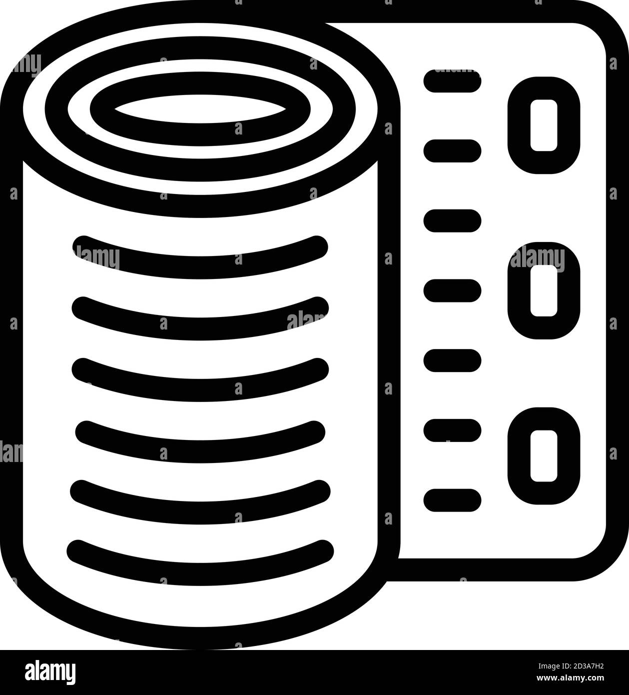 Bandage roll icon, outline style Stock Vector Image & Art - Alamy