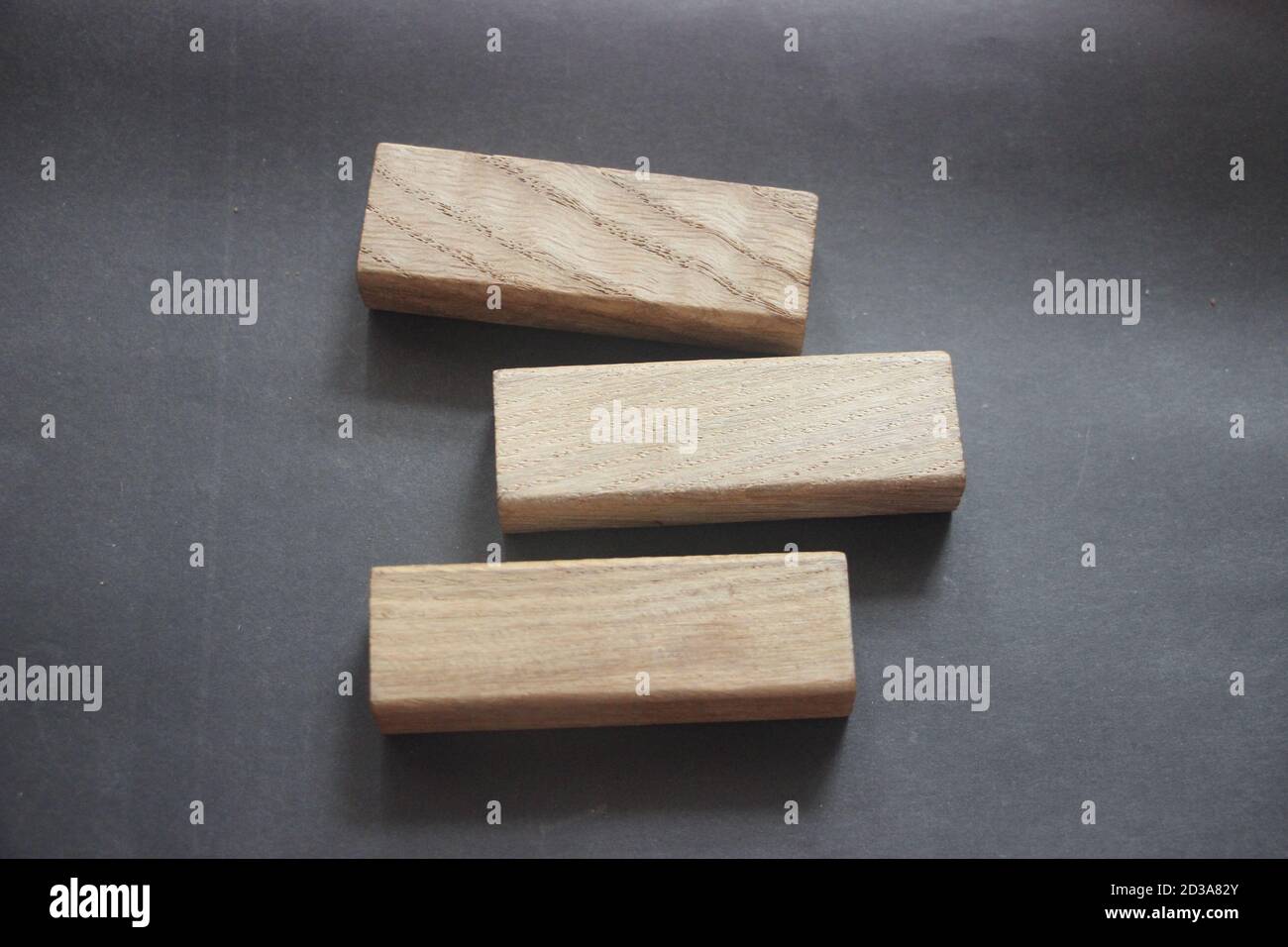 Business concept : Step for success in business model with three wooden ...