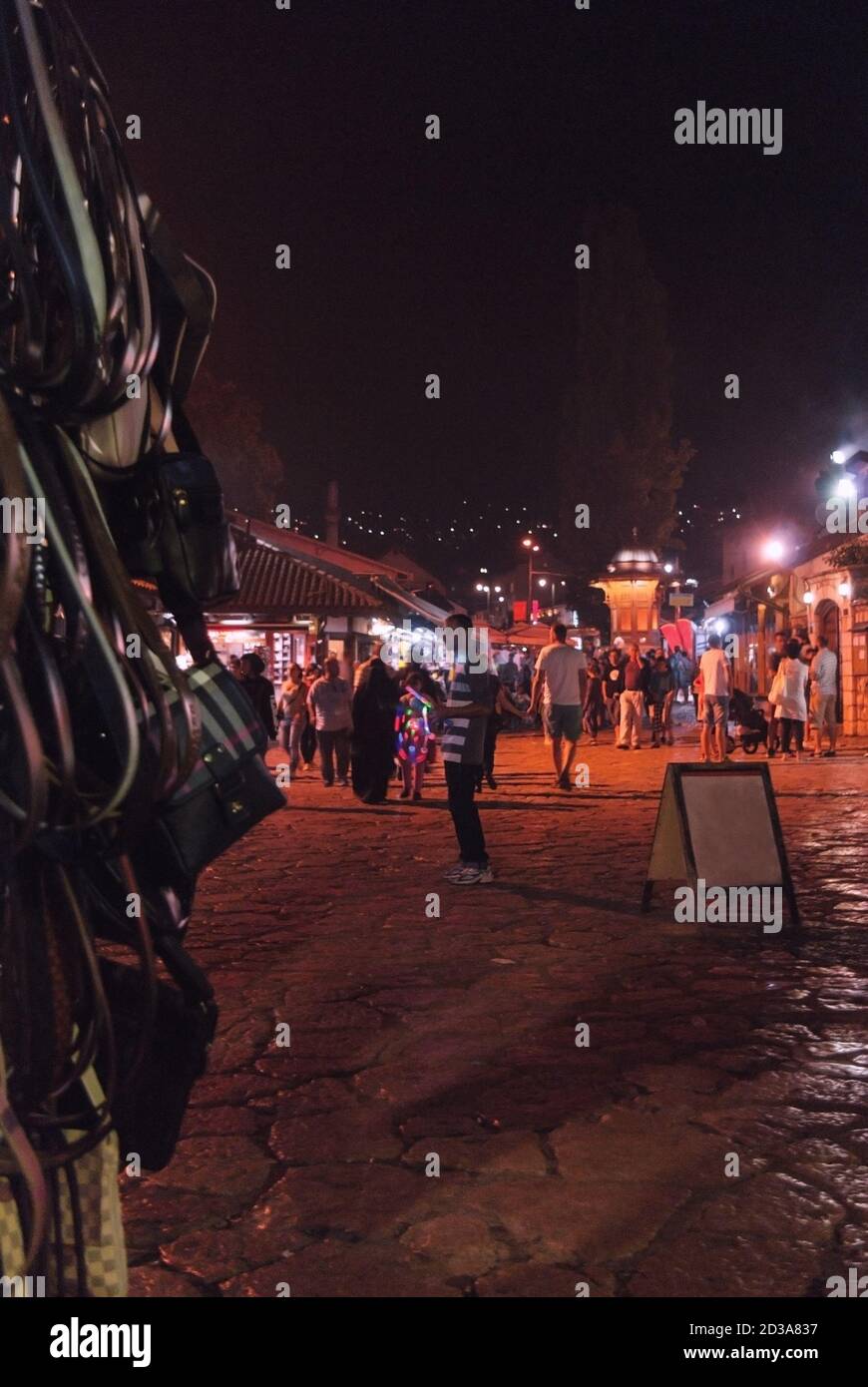 Running background blurred night hi-res stock photography and images ...