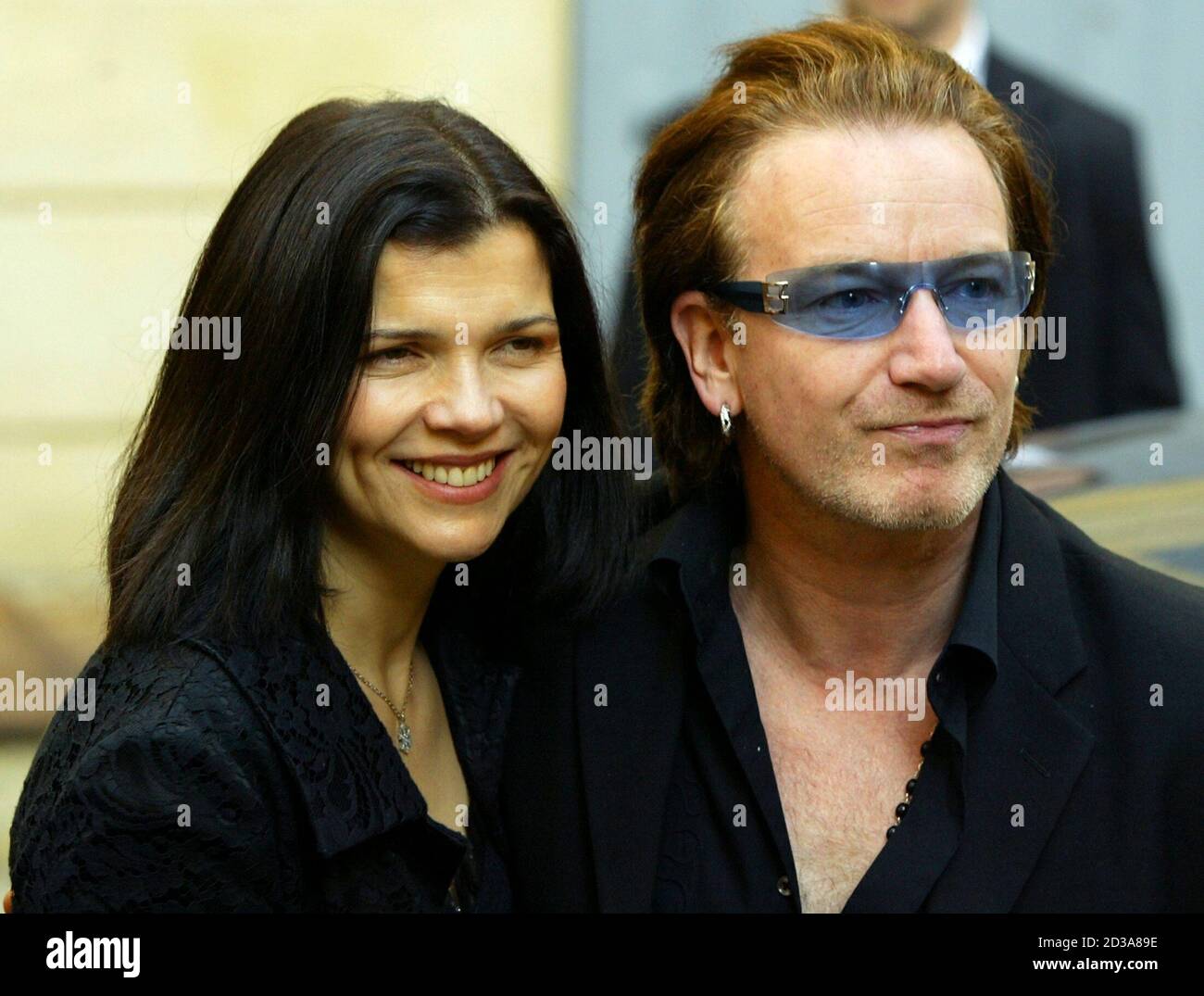Bono with wife ali hewson hi-res stock photography and images - Alamy