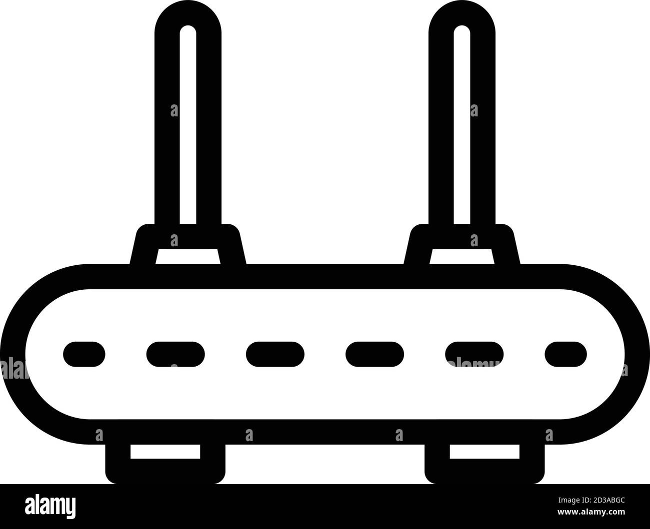 Wifi modem icon, outline style Stock Vector Image & Art - Alamy