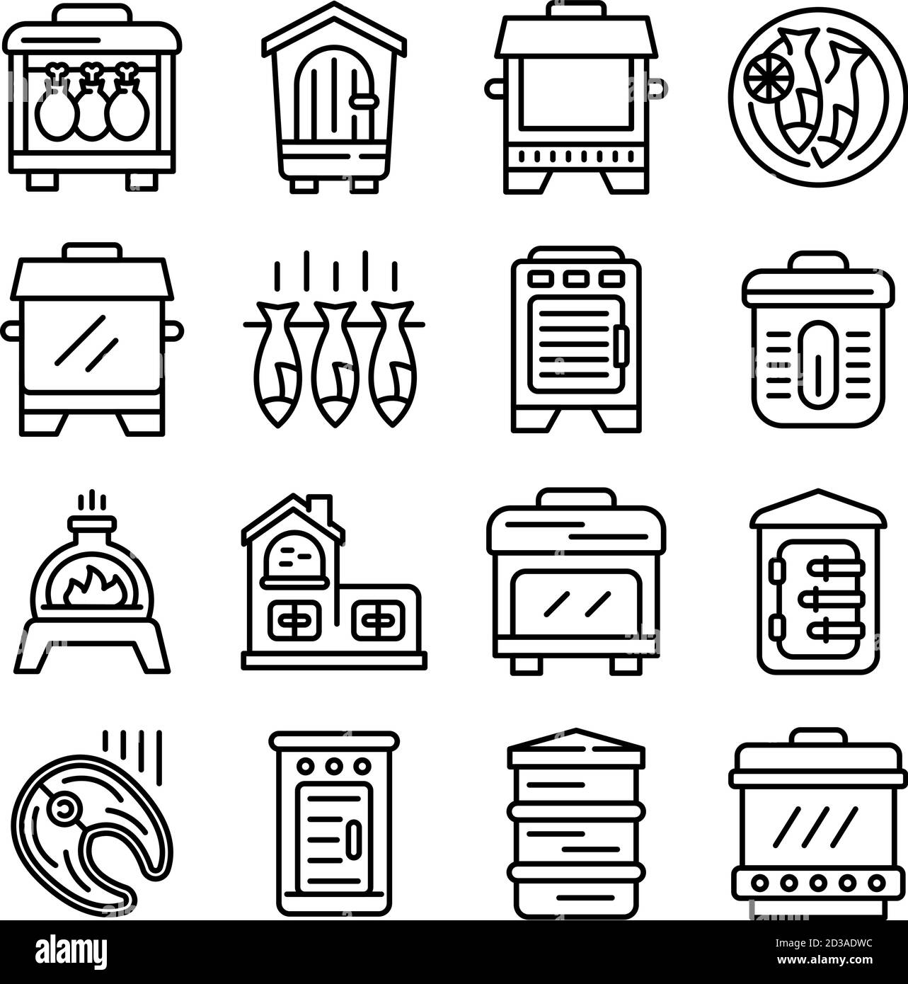 Salting fish Stock Vector Images - Alamy