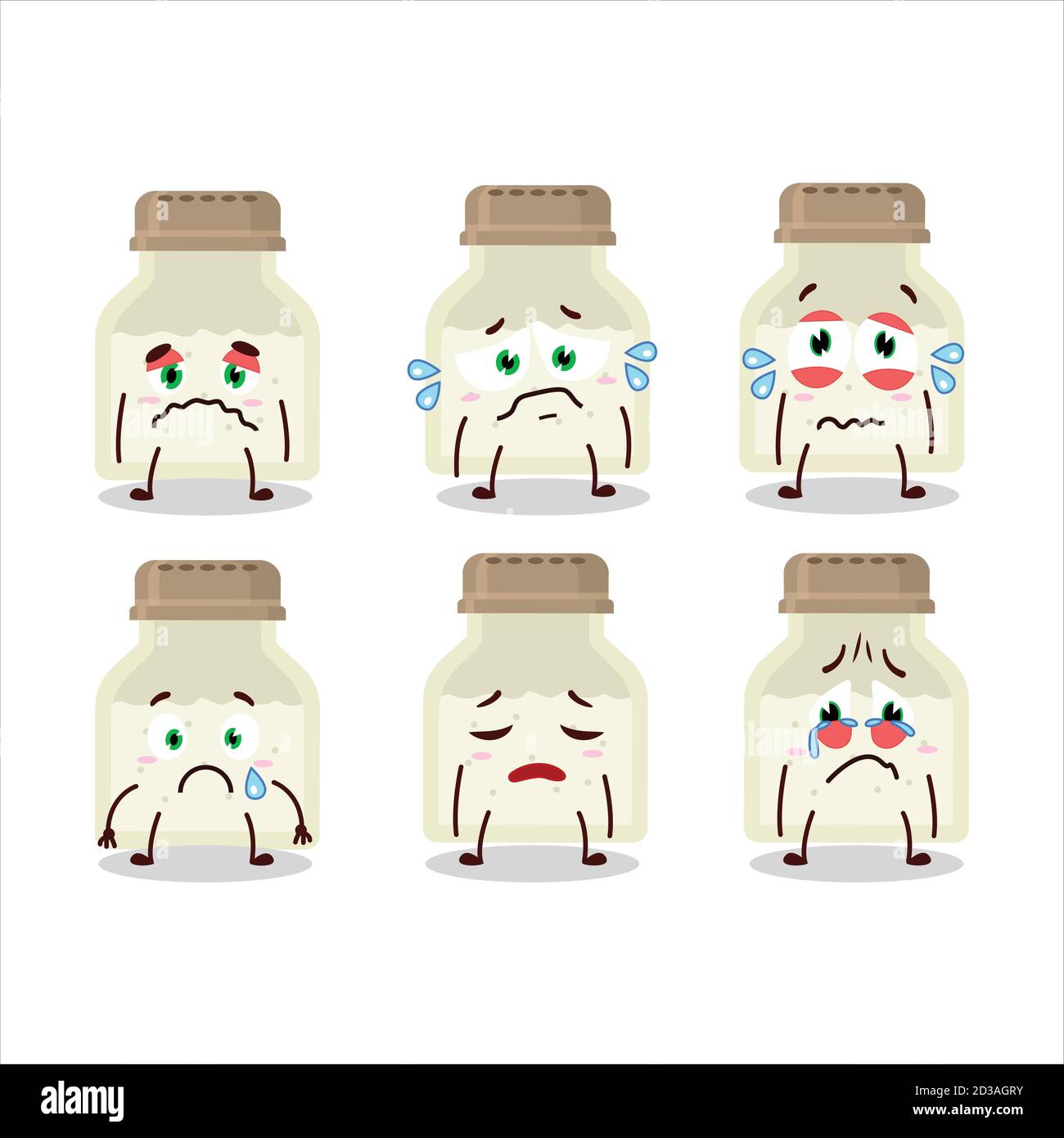 Sad Animated Pepper Shaker