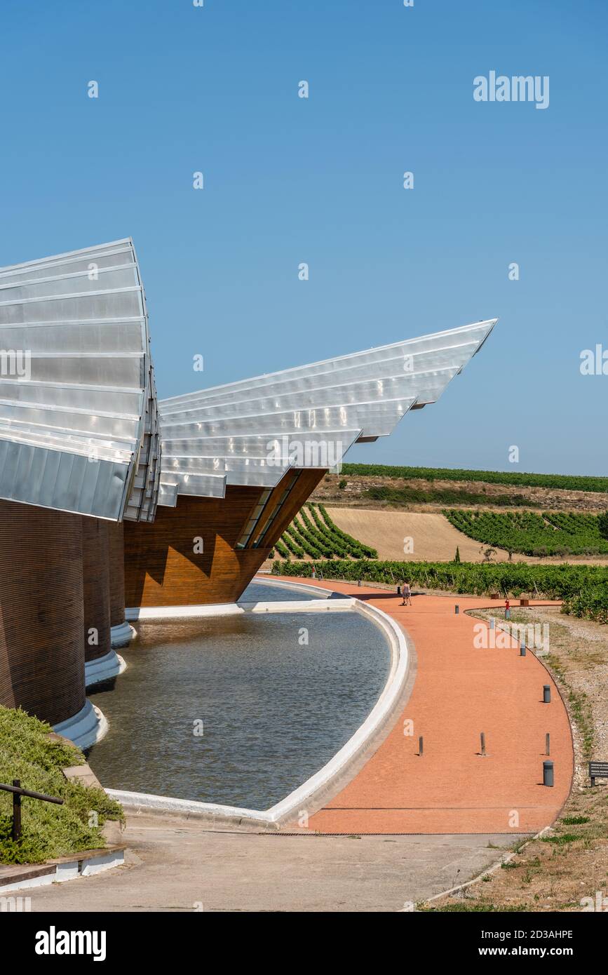 Laguardia, Spain - 6 August 2020: Ysios winery in Alava, Basque Country ...