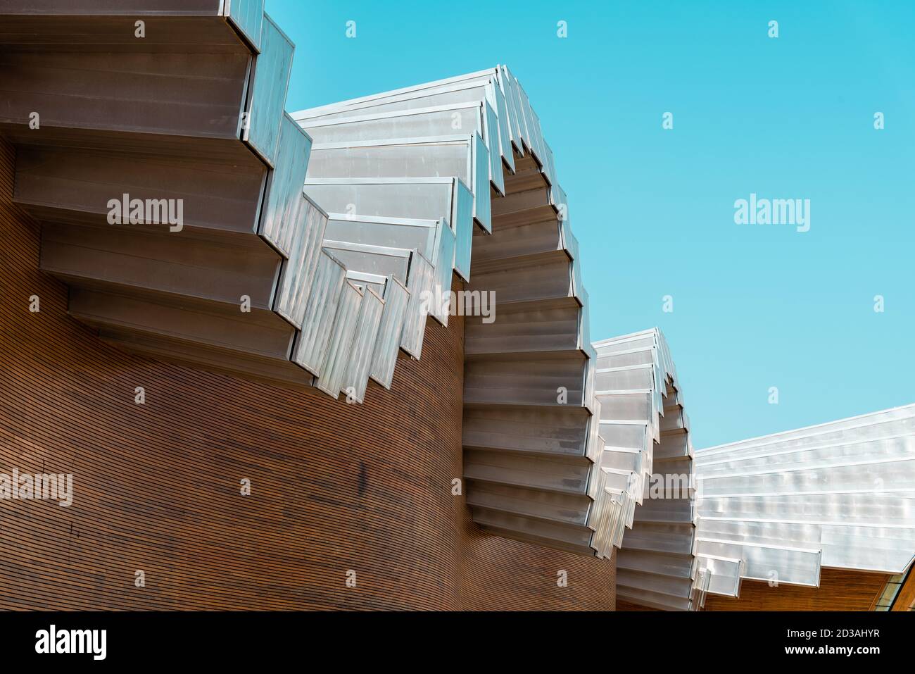 Laguardia, Spain - 6 August 2020: Ysios winery in Alava, Basque Country ...