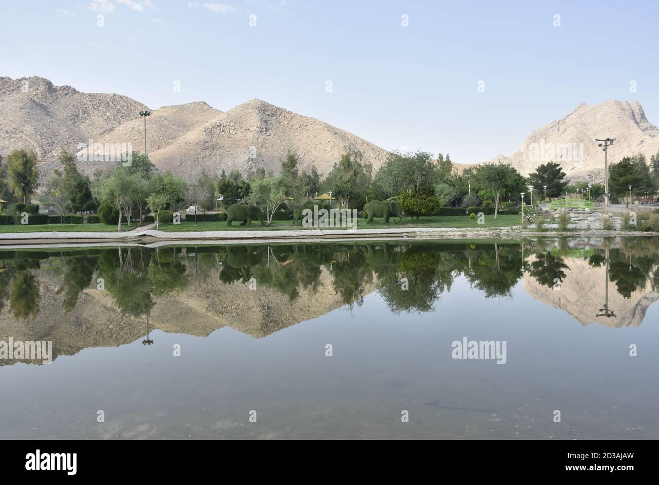 Iran Isfahan Mountains and Love Stock Photo - Alamy