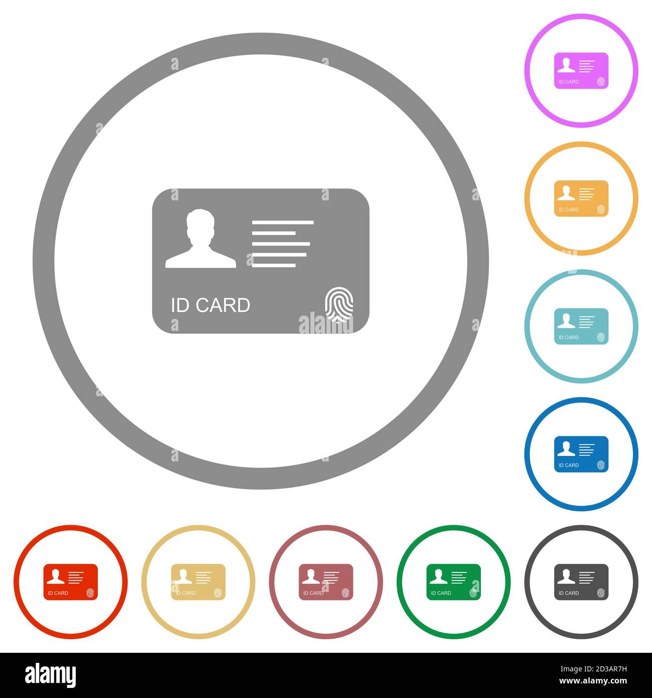 Portrait with signature Stock Vector Images - Alamy