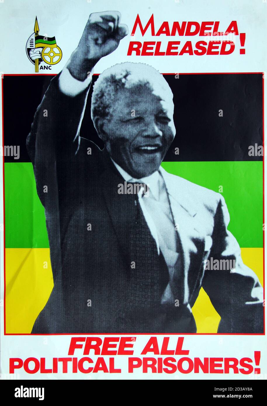 Mandela poster hi-res stock photography and images - Alamy