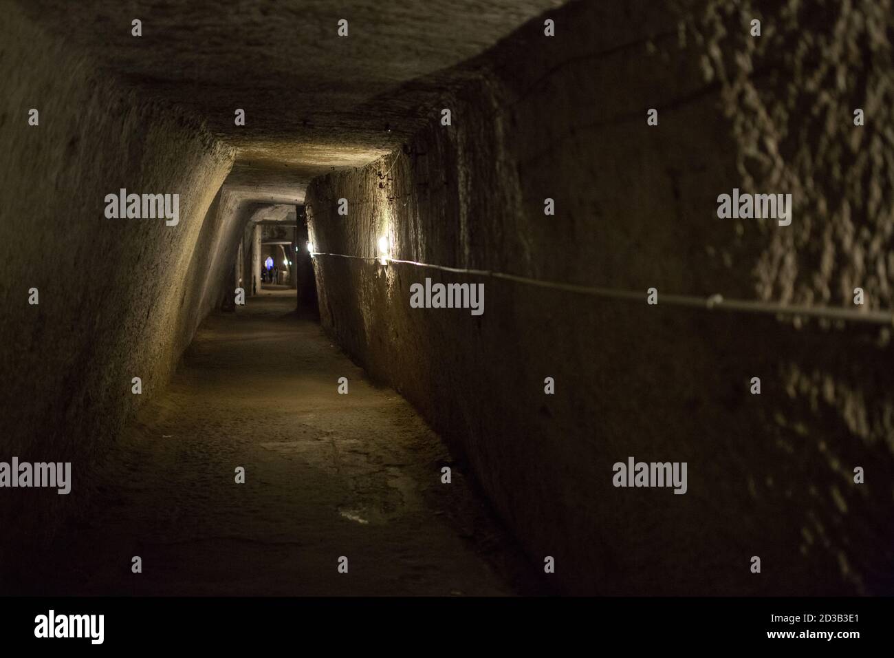 Naples underground, bourbon tunnel Stock Photo - Alamy