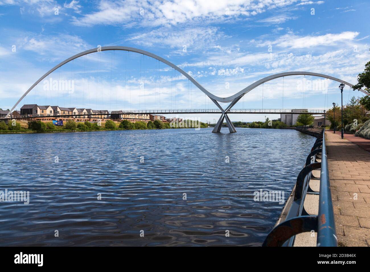 The Infinity Bridge in Stockton on Tees,England,UK Stock Photo - Alamy