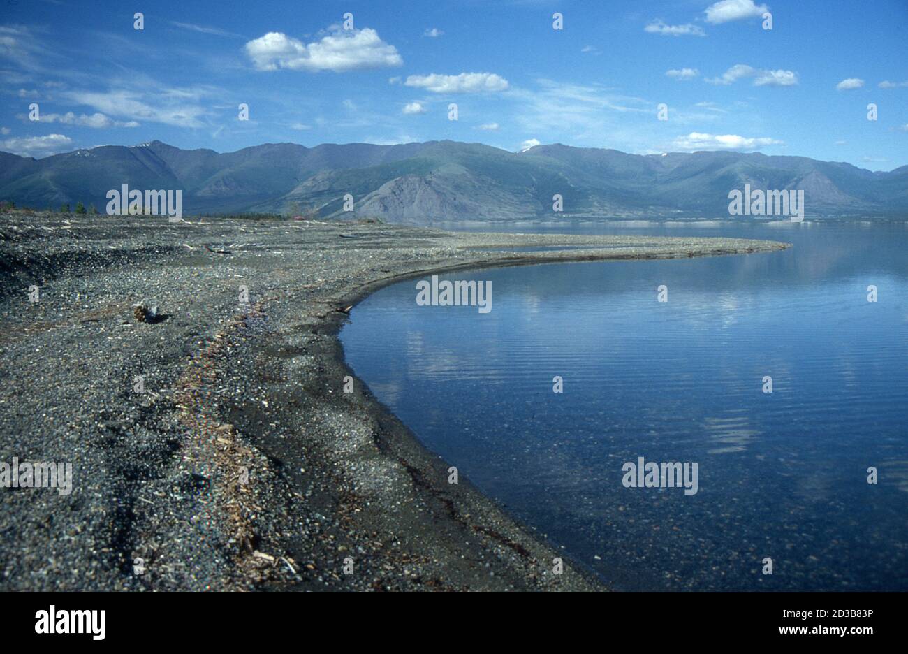 Lake Kluane in the Yukon Territory, Canada Stock Photo - Alamy
