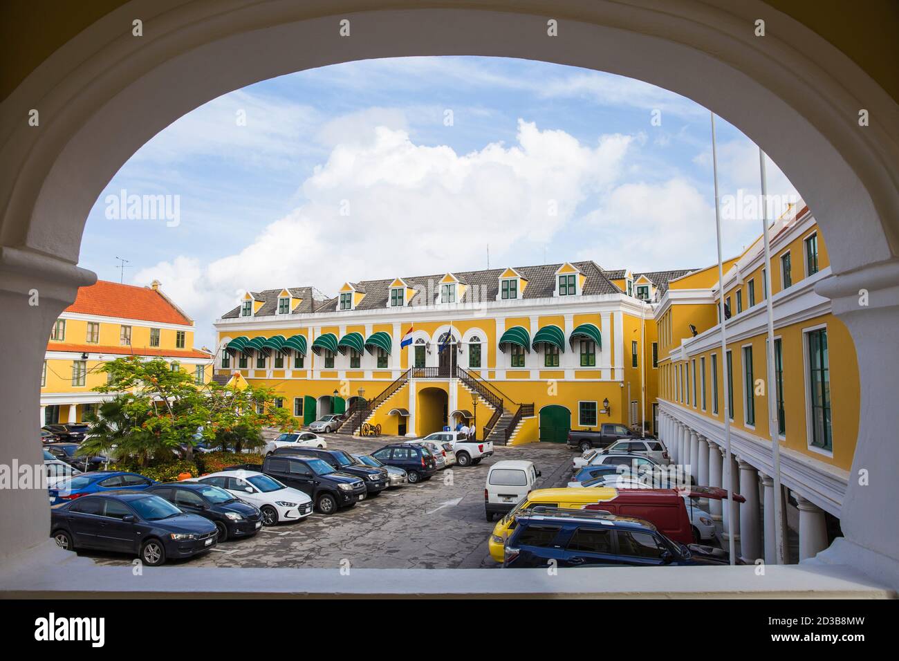 Curacao, Willemstad, Punda, Fort Amsterdam Stock Photo - Alamy