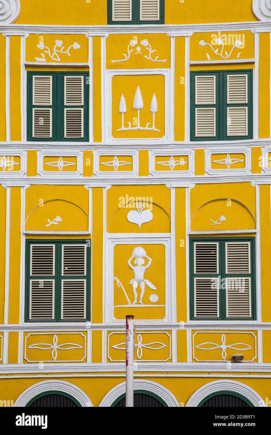 Curacao, Willemstad, Punda, The Penha building - a former merchants ...