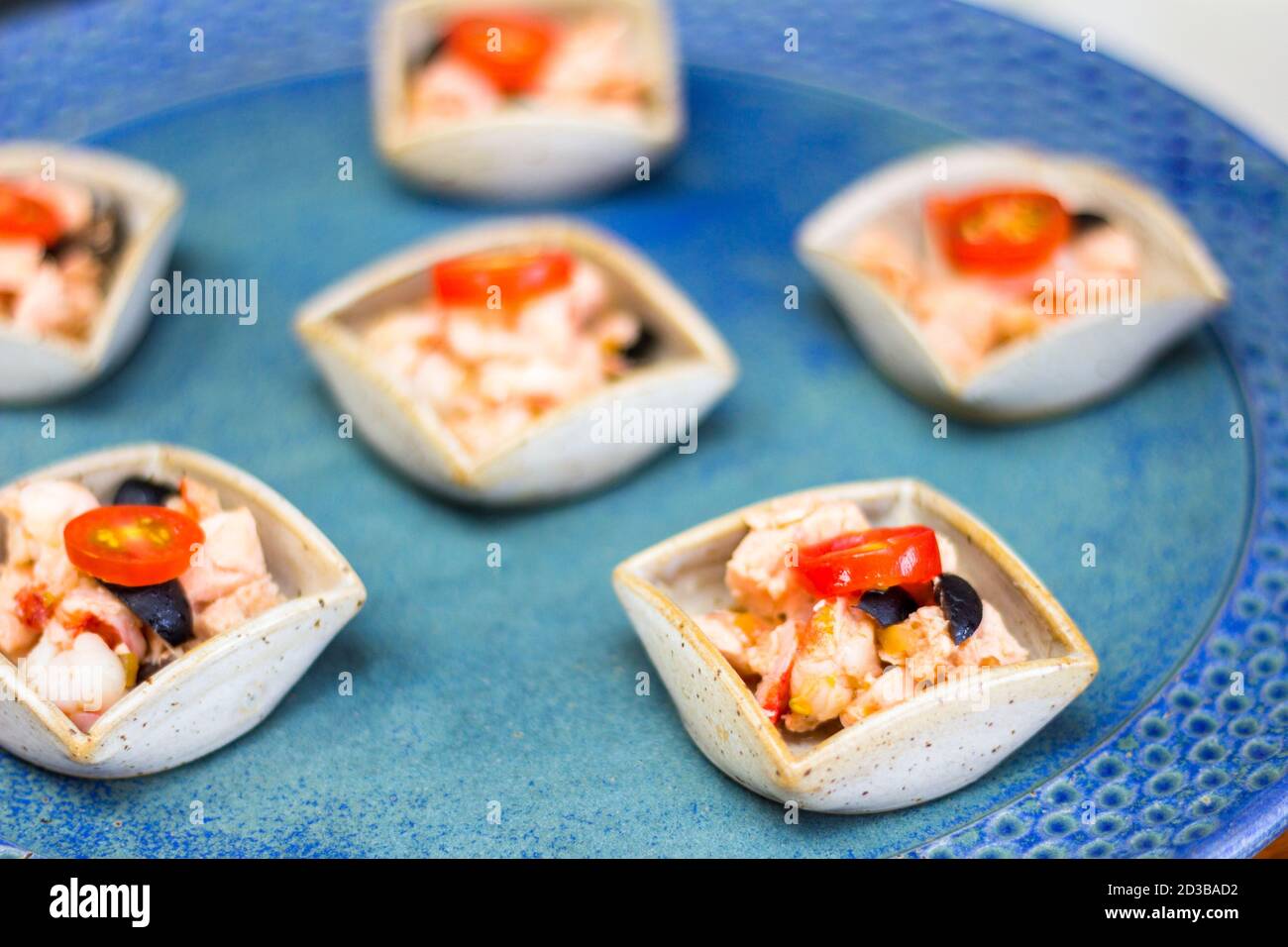 Canapes served at a hotel bufffet in Cebu Stock Photo - Alamy