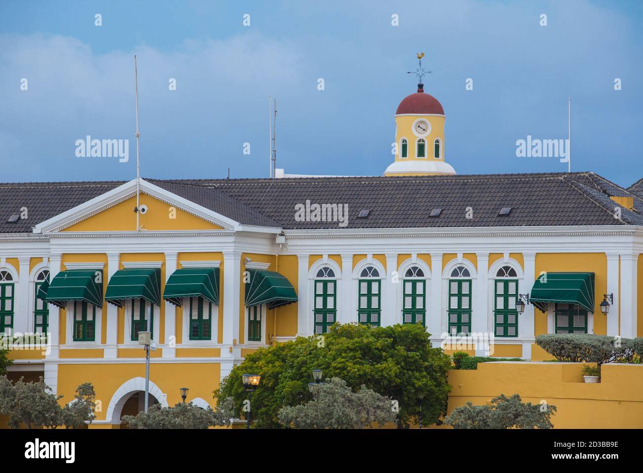 Curacao, Willemstad, Punda, Fort Amsterdam, Governor' Palace and Fort ...