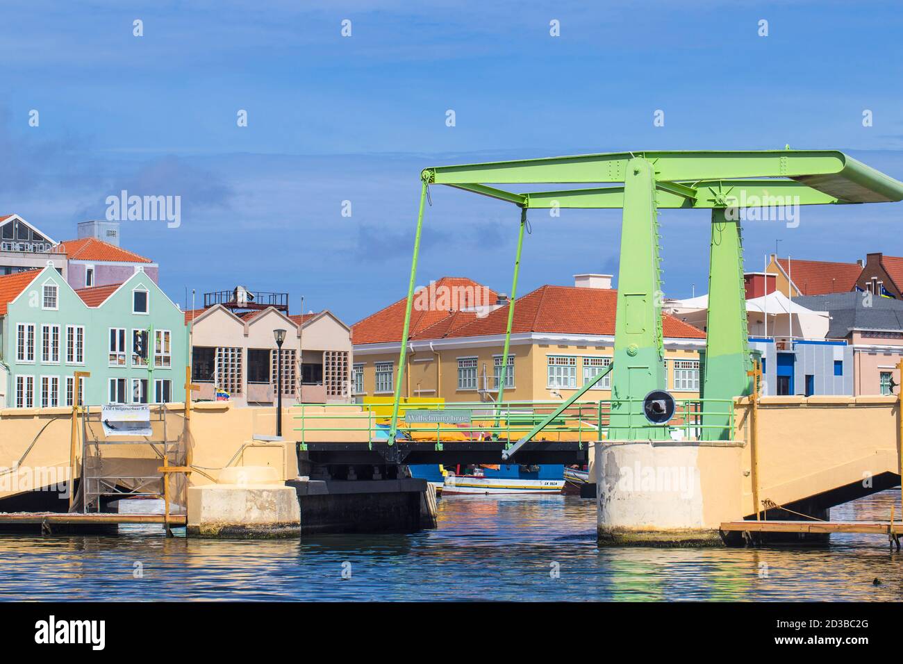 Pedestrian bridge curacao willemstad hi-res stock photography and ...