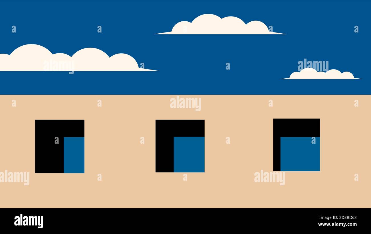 vector illustration of a windows in the sky Stock Vector Image & Art ...