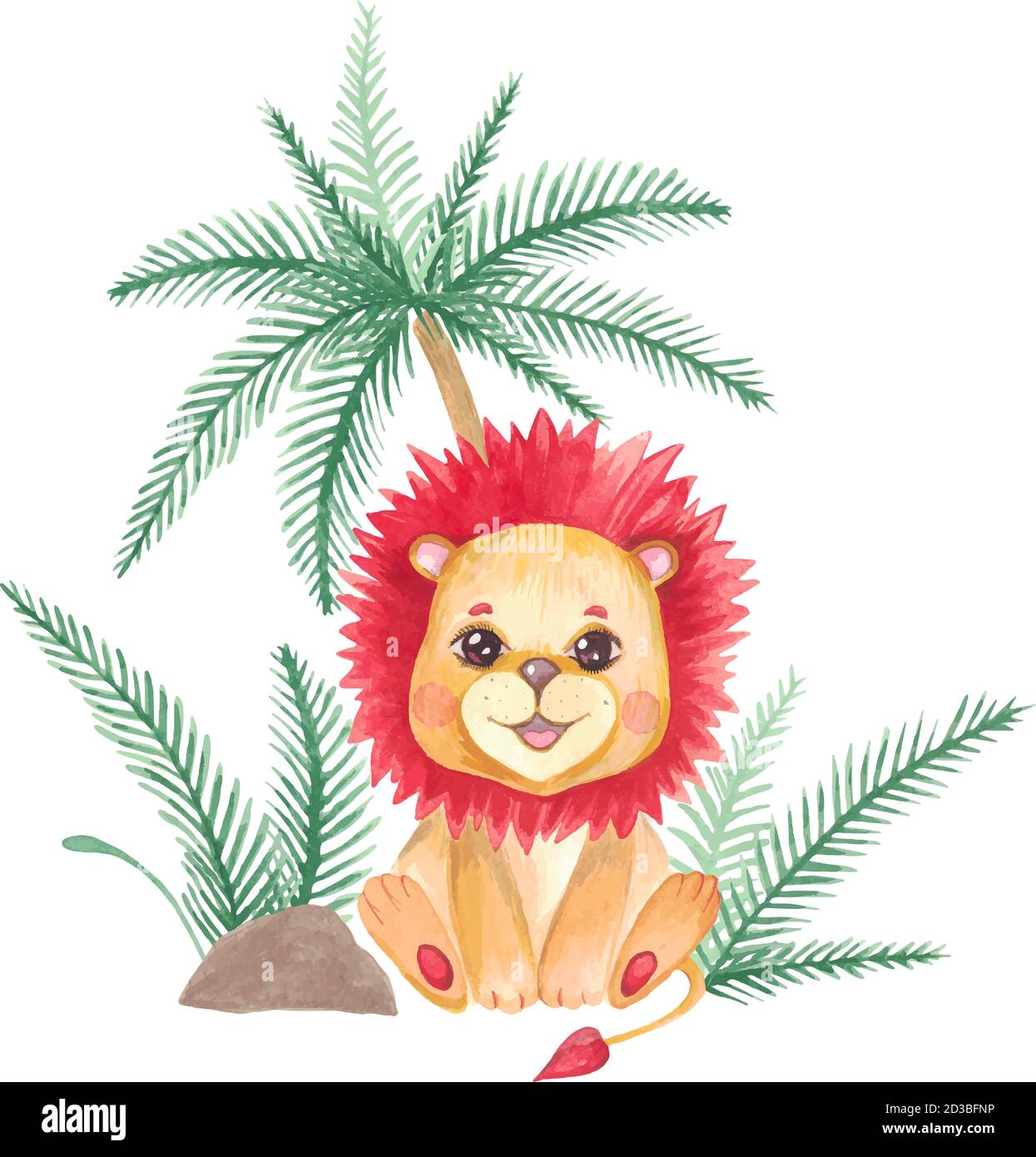 Cub of a lion Stock Vector Images - Alamy