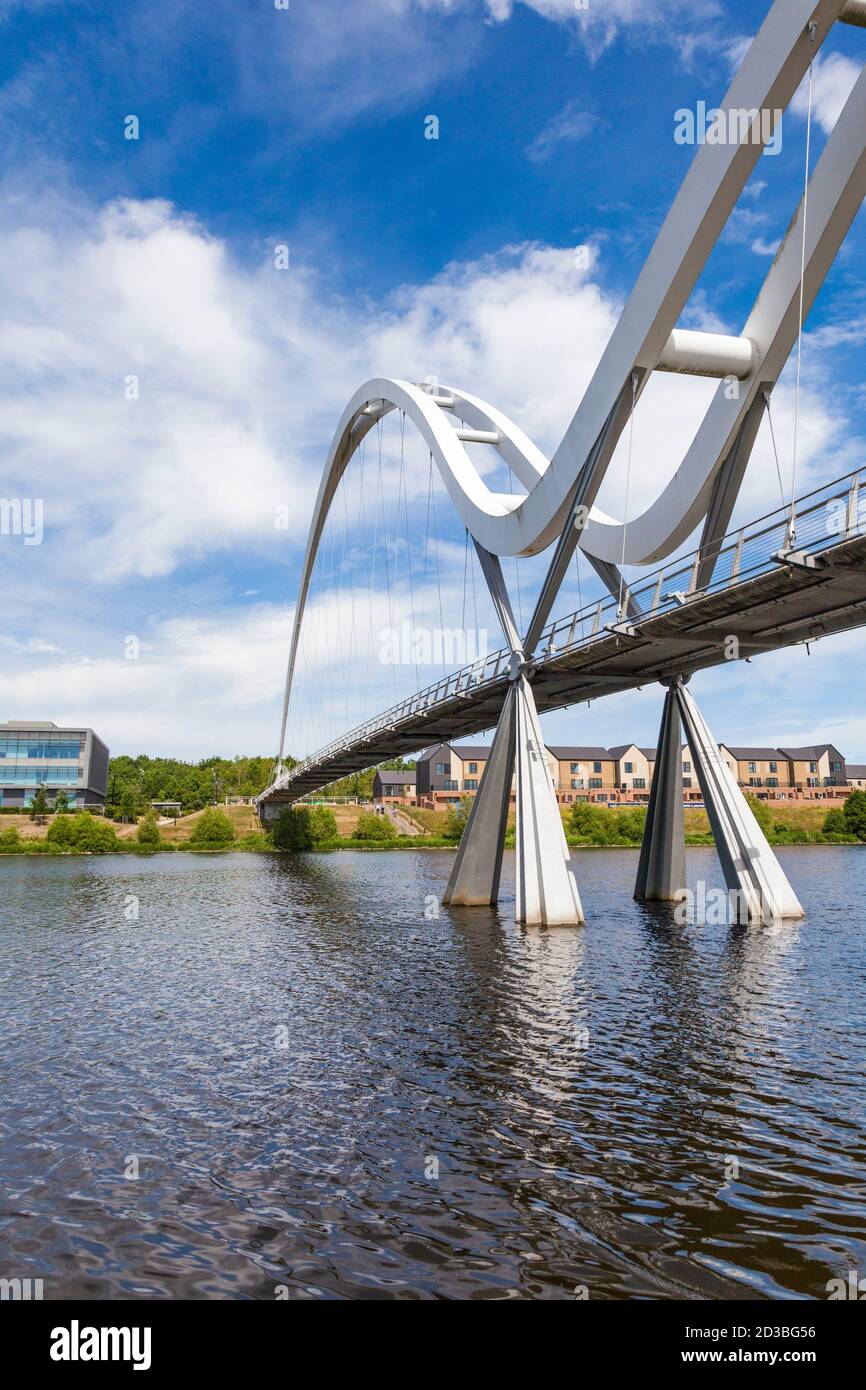 The Infinity Bridge in Stockton on Tees,England,UK Stock Photo - Alamy