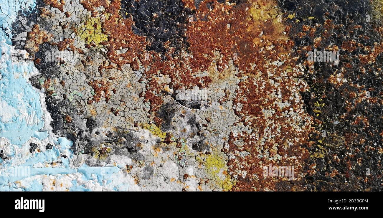 Plaster wall crack pattern sesame vintage red stain color Stock Photo ...