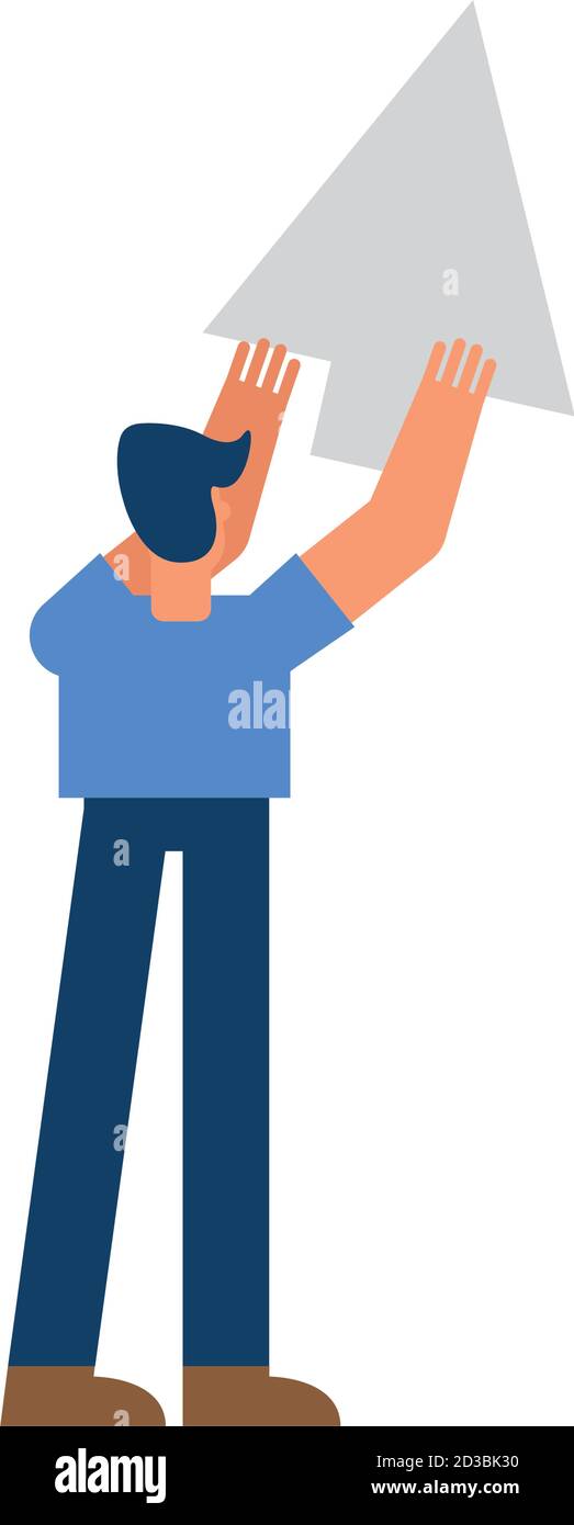 man cartoon with cursor design, Boy male person people human social ...