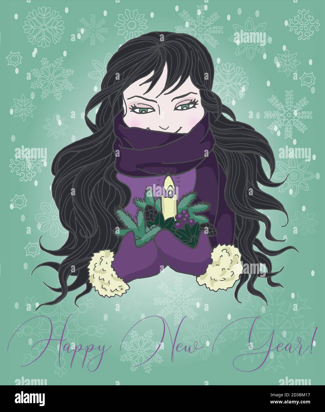 Dreamy happy new year Stock Vector Images - Alamy