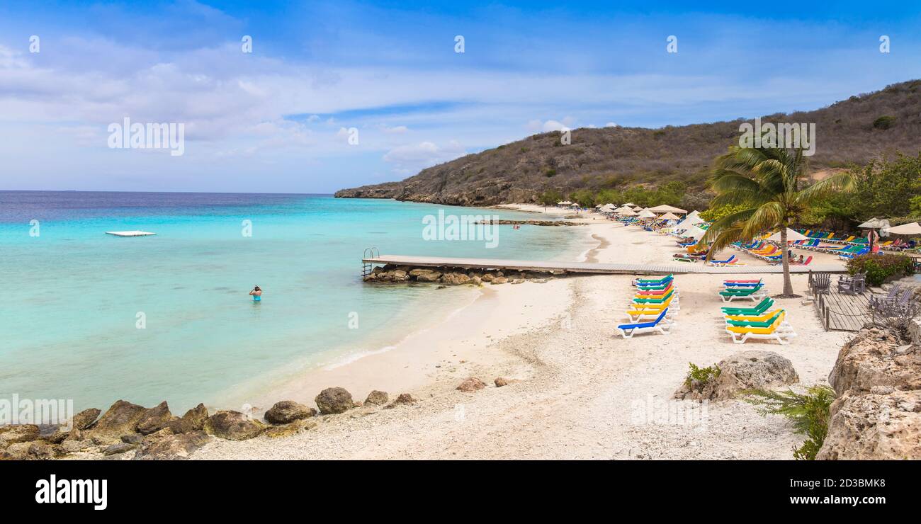 Curacao, Porto Marie beach Stock Photo - Alamy