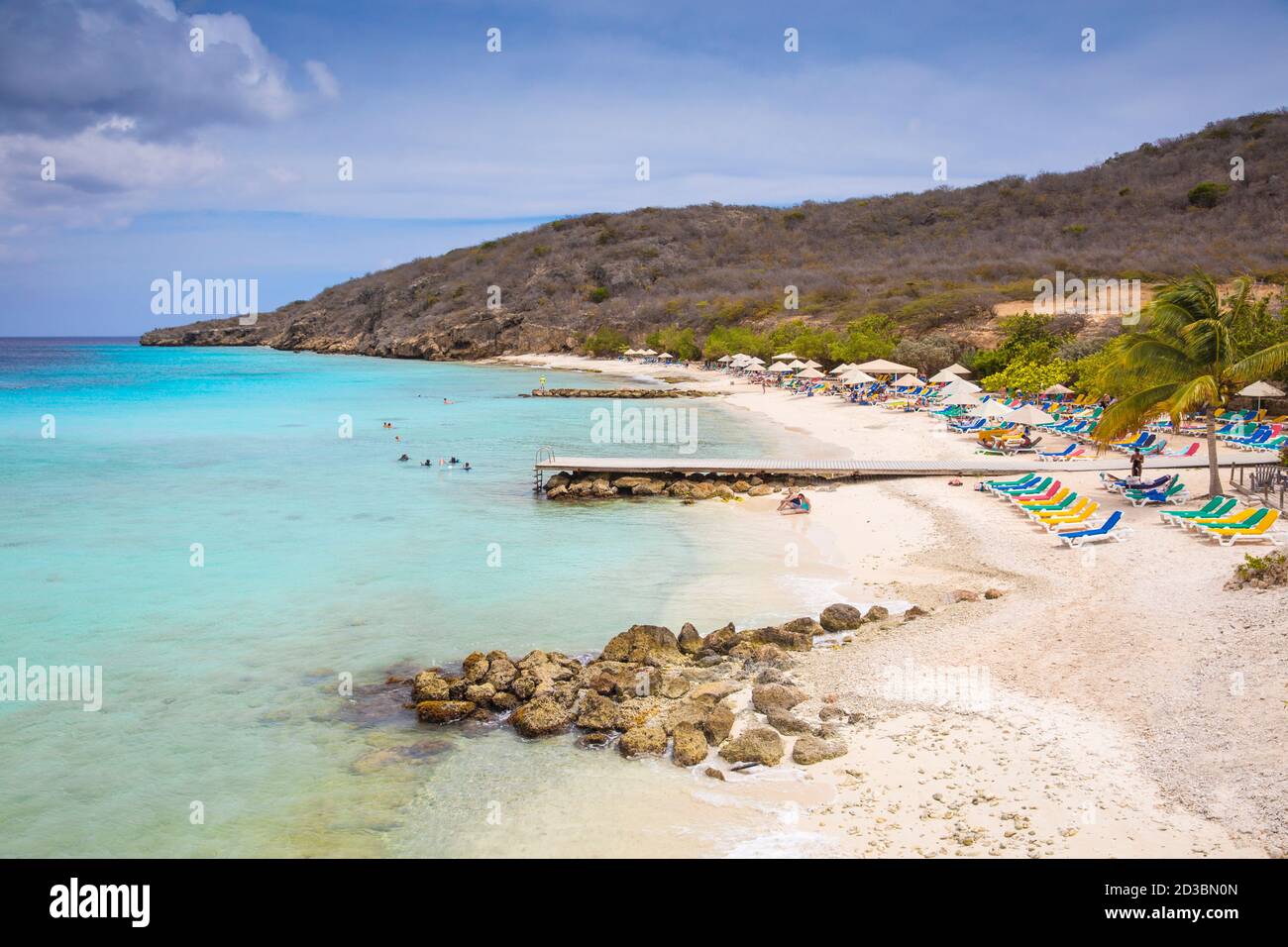 Curacao, Porto Marie beach Stock Photo - Alamy