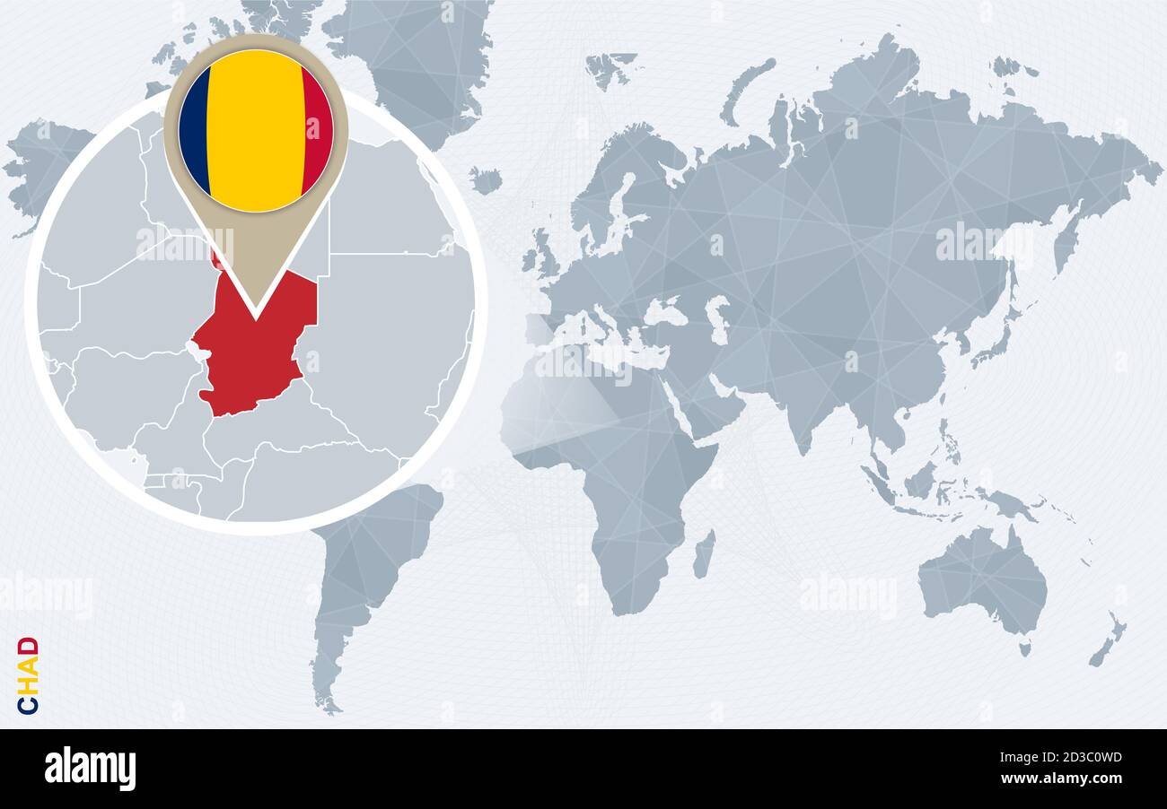 chad world map