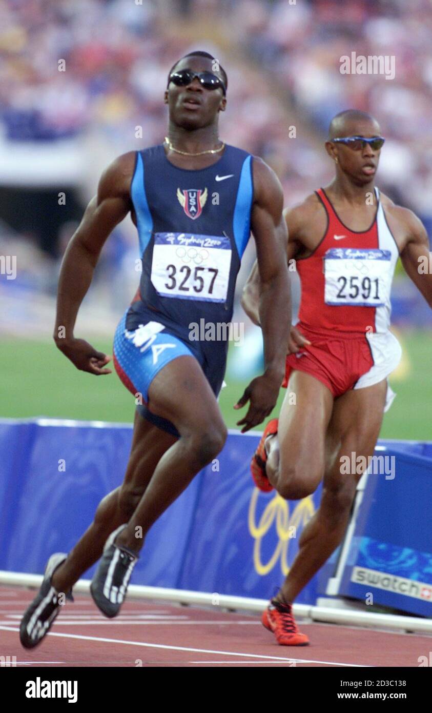 Athletics 2000 olympics mens 200m hi-res stock photography and images ...