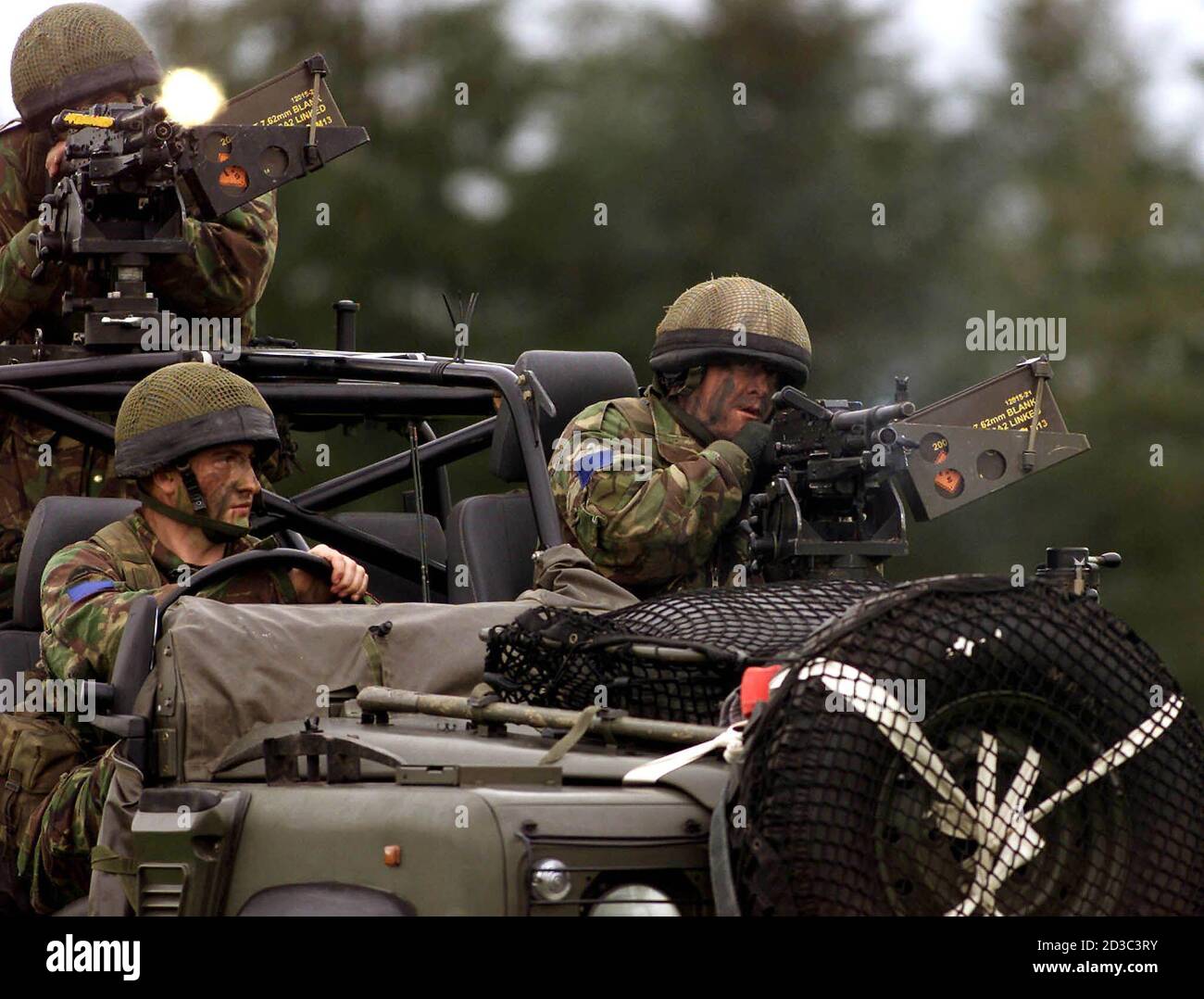 British troops from the 16th air assault brigade hi-res stock ...
