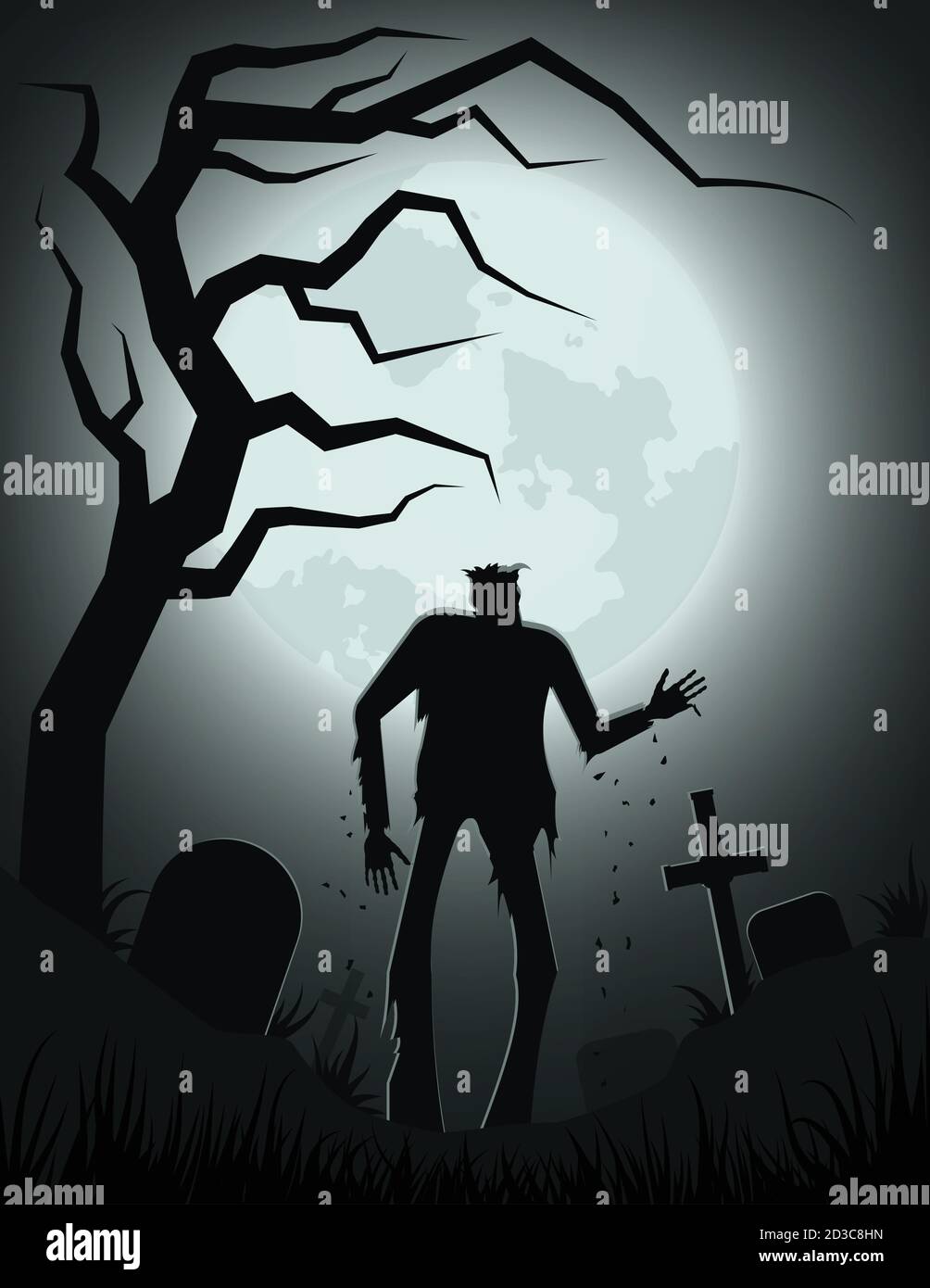 Zombie Horror Background