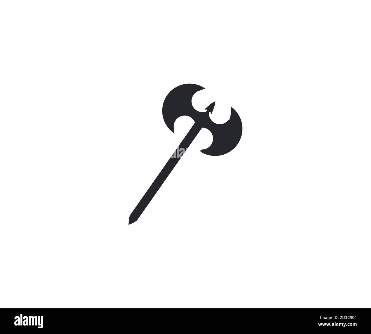 Long handle axe Cut Out Stock Images & Pictures - Alamy
