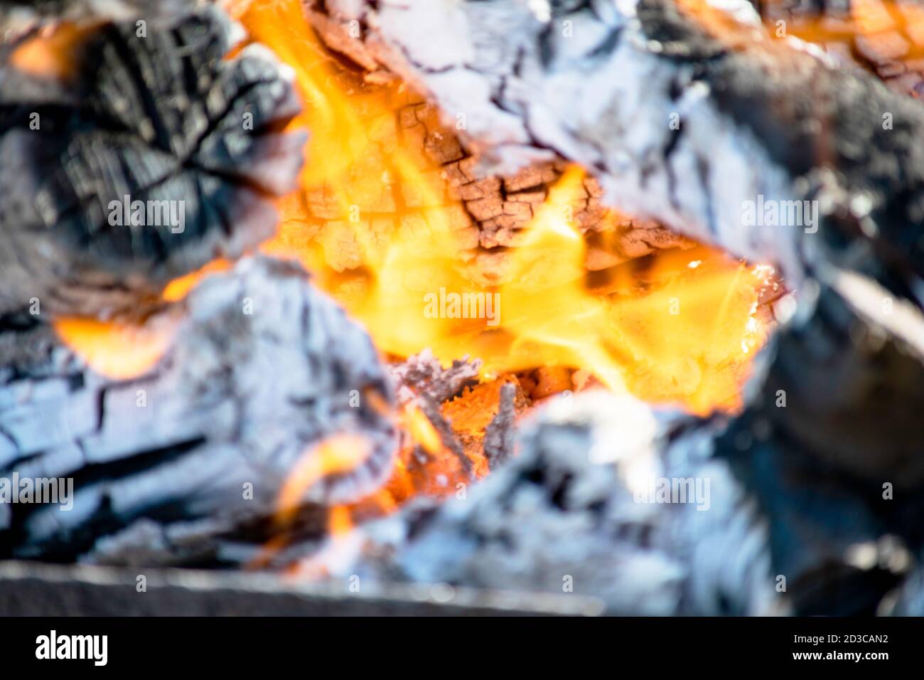 firewood burning on the brazier brazier, fire, coals, background Stock ...