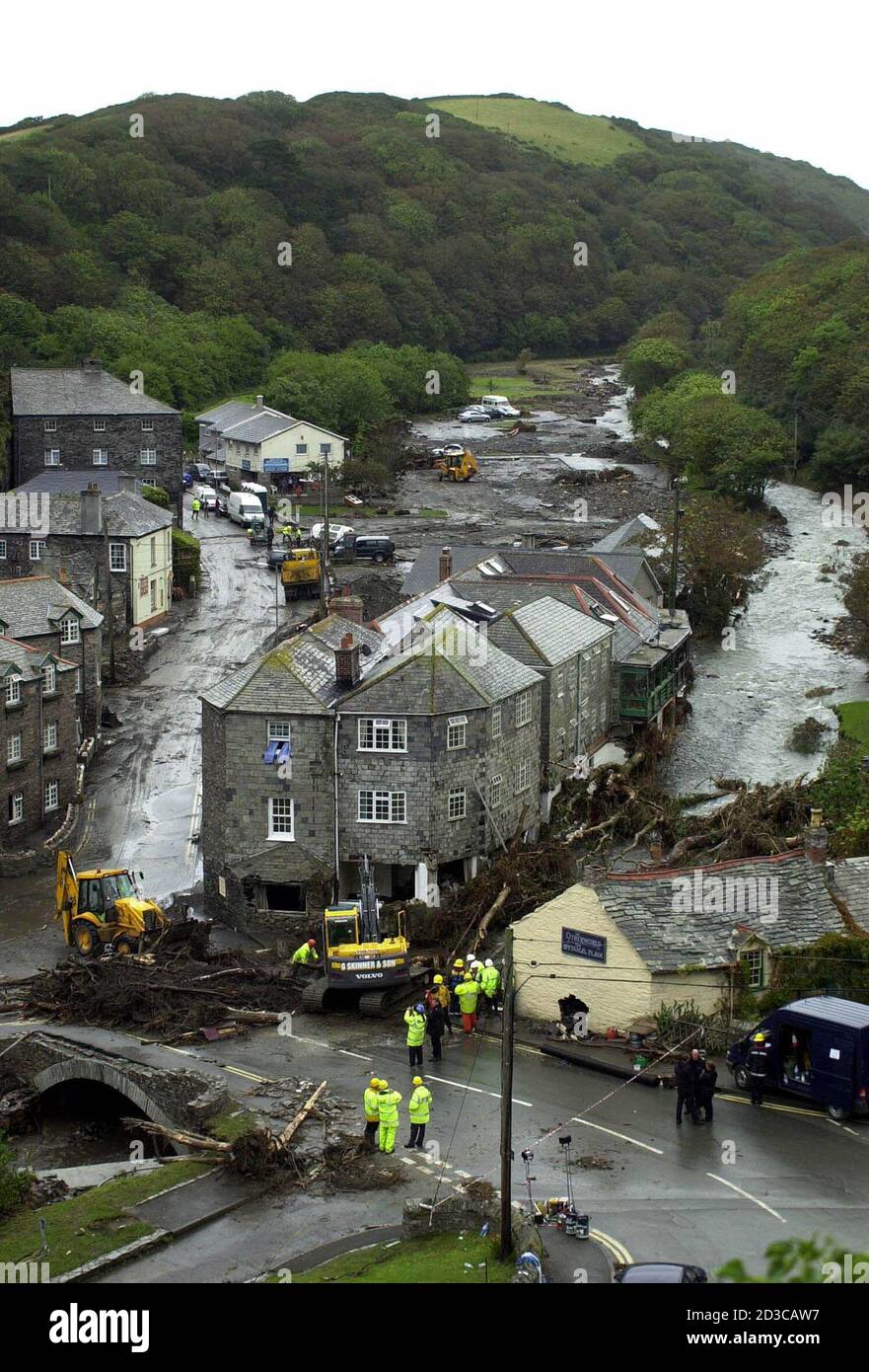 Boscastle Flood Aftermath High Resolution Stock Photography and Images ...