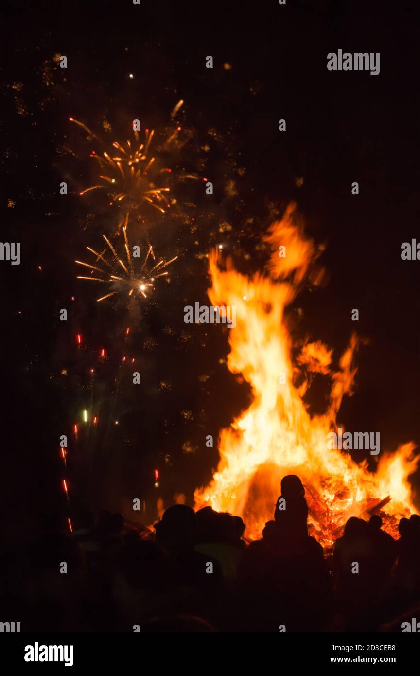 Guy Fawkes Night, also known as Guy Fawkes Day, Bonfire Night and ...