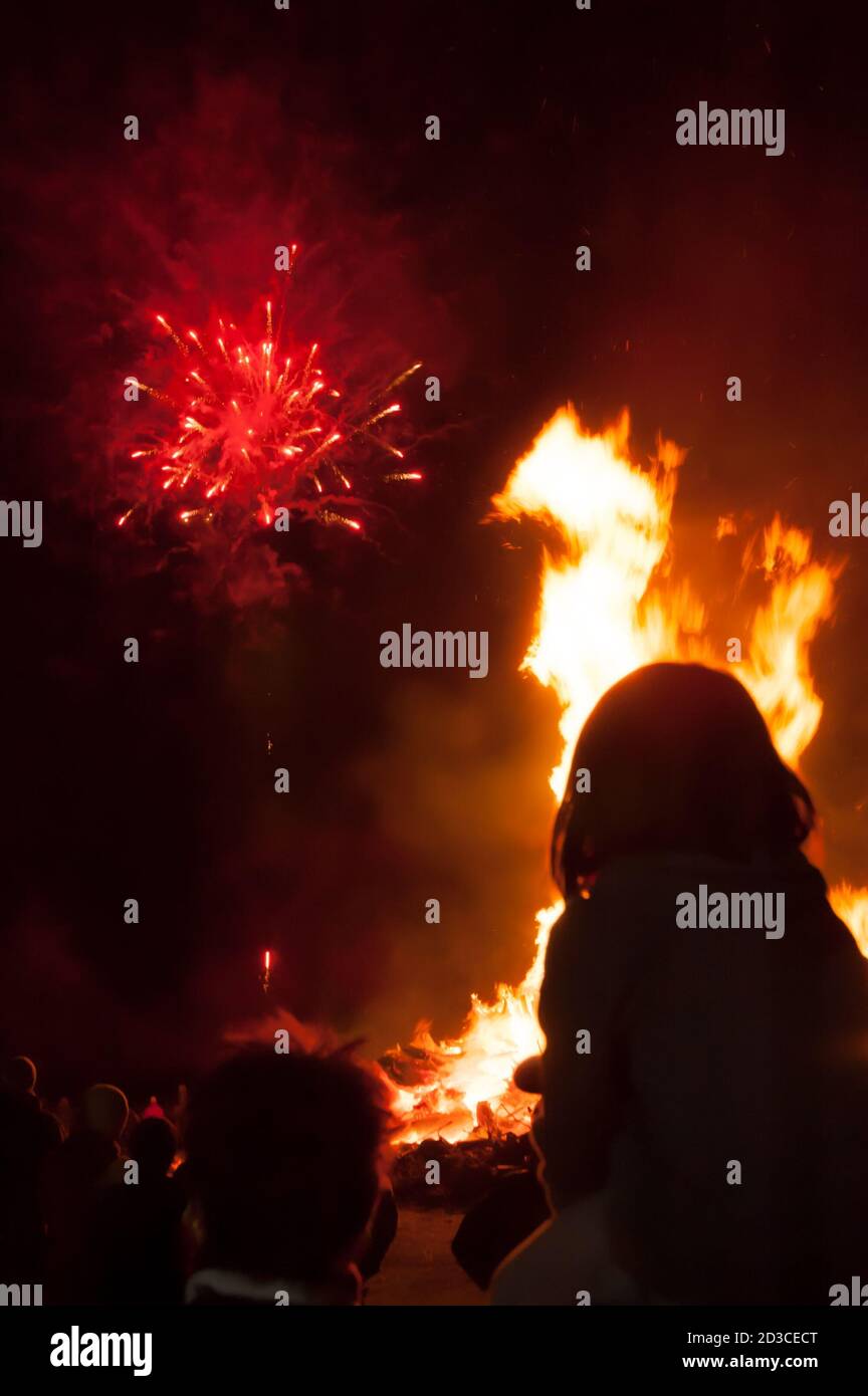 Guy Fawkes Night, also known as Guy Fawkes Day, Bonfire Night and ...