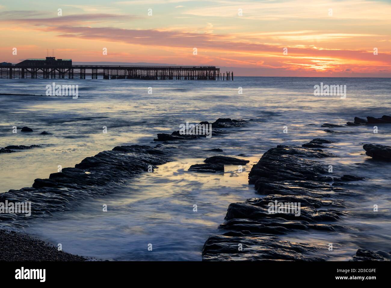 Seascape St Leonards On Sea England High Resolution Stock Photography ...