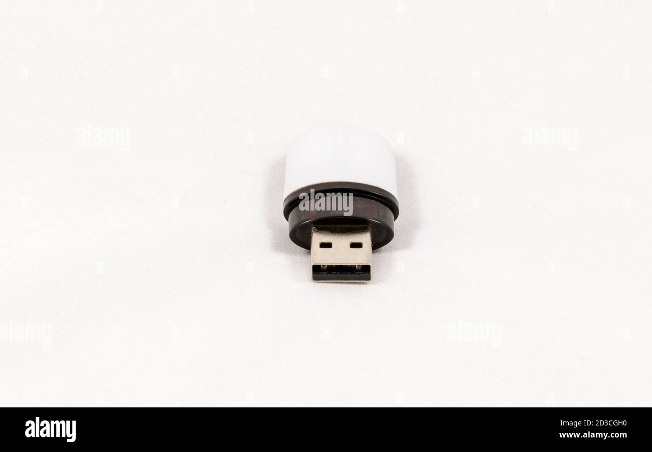USB flash drive isolated on white background Stock Photo - Alamy