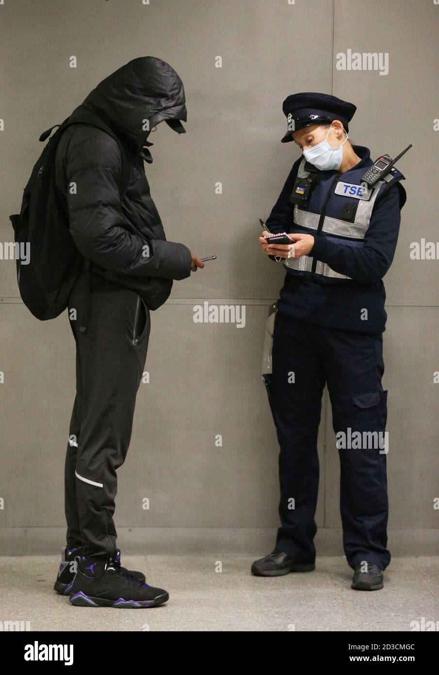 A man is issued with a fine for not being in possession of and not ...