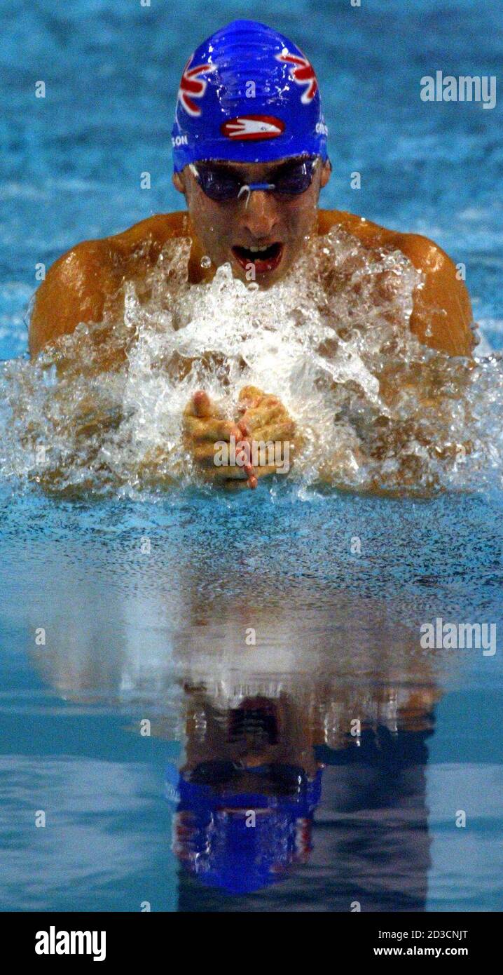 Swimming james gibson hi-res stock photography and images - Alamy