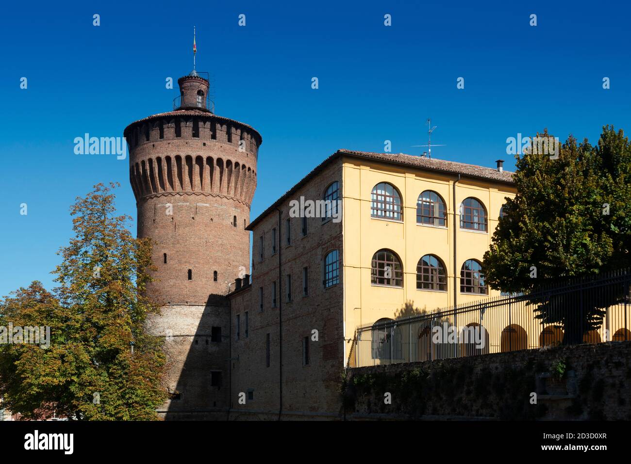 Italy, Lombardy, Lodi, Visconteo Castle Tower Stock Photo - Alamy