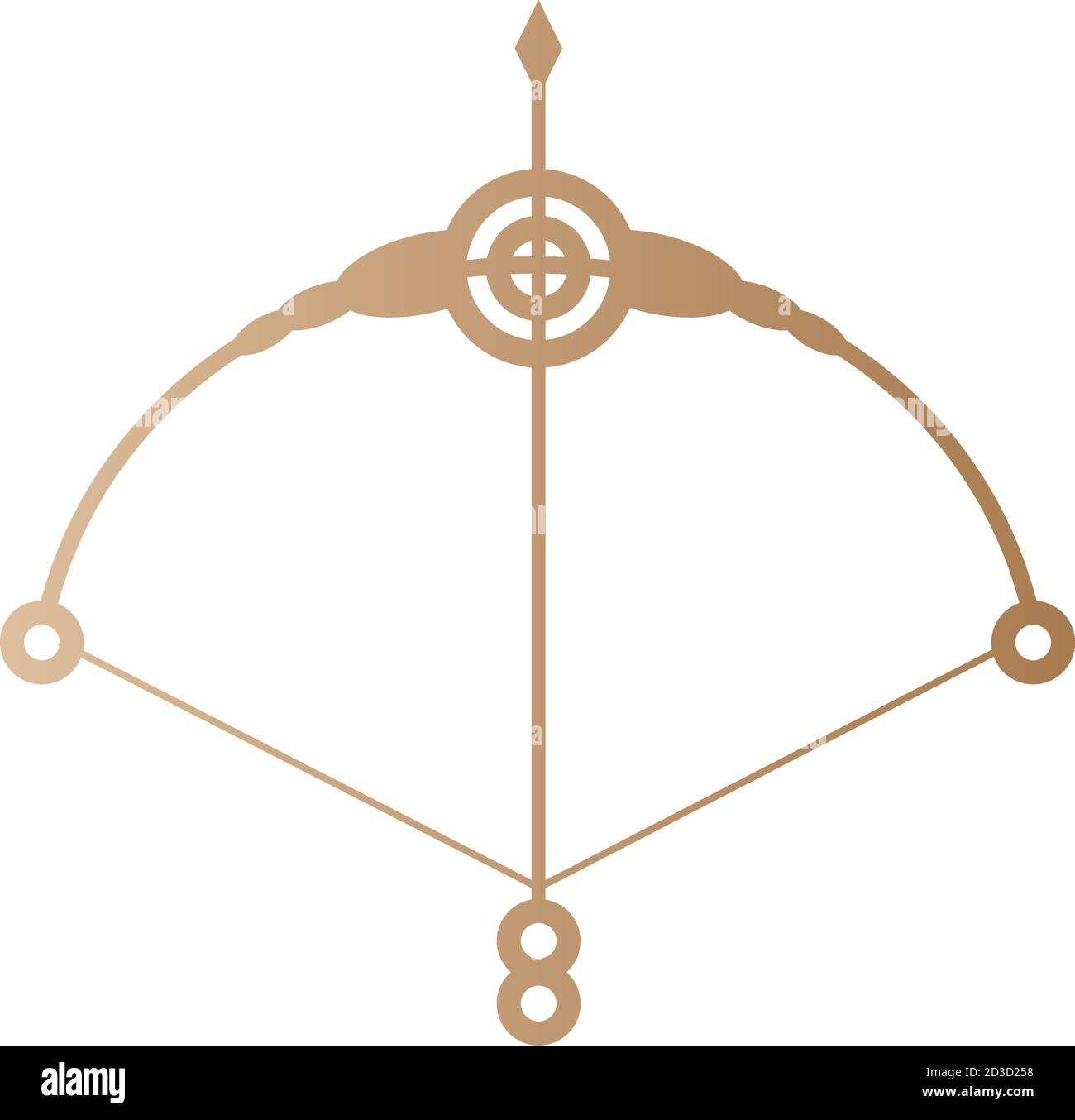 Silver Bow And Arrow Apollo