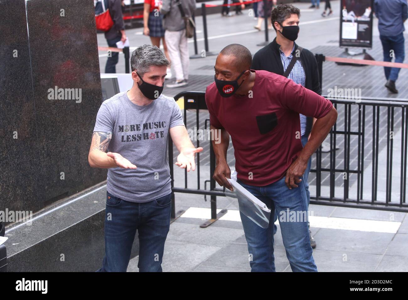 New York, NY, USA. 7th Oct, 2020. Bryan Perri and Michael McElroy ...