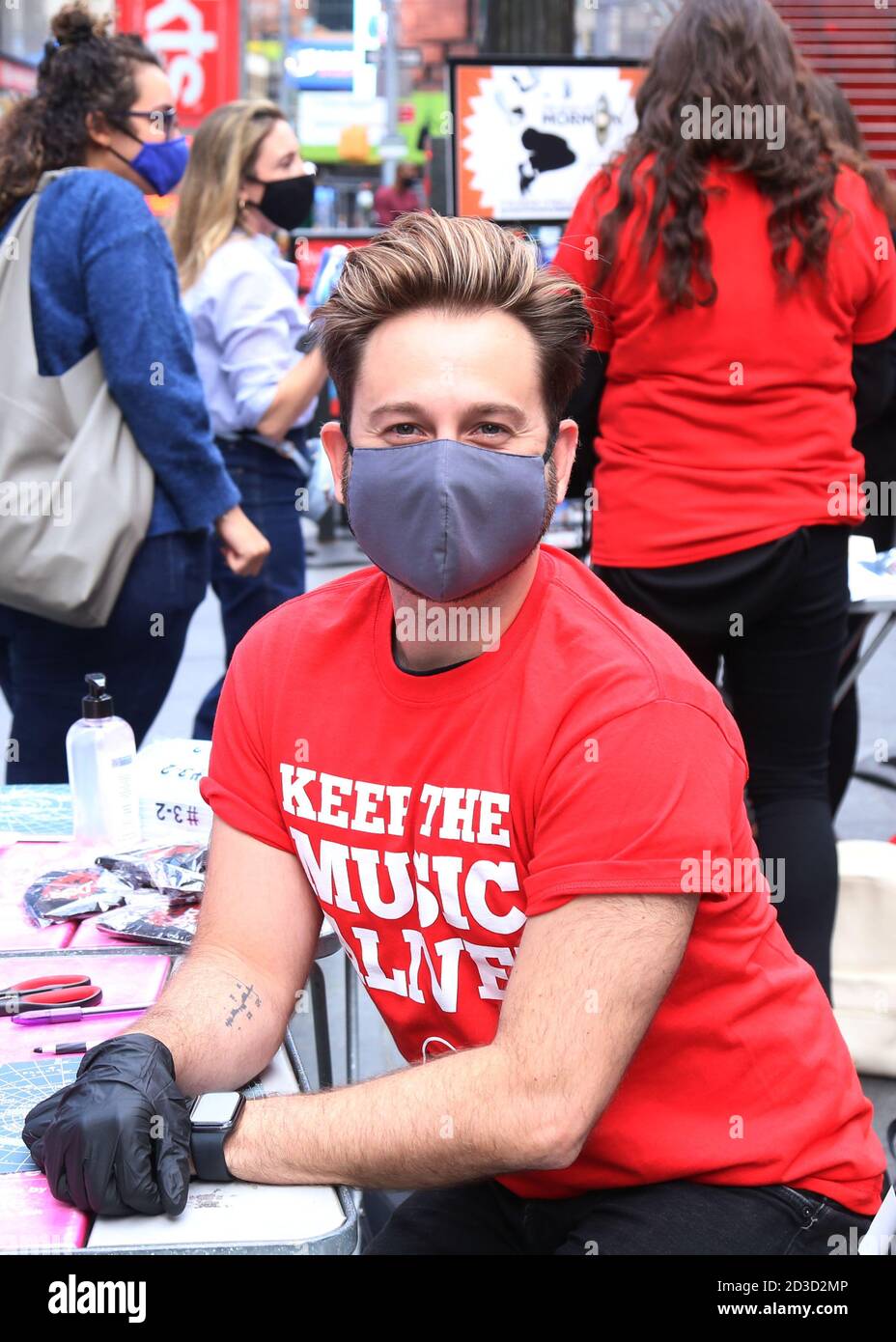 New York, NY, USA. 7th Oct, 2020. Michael Fatica during A Moment For ...