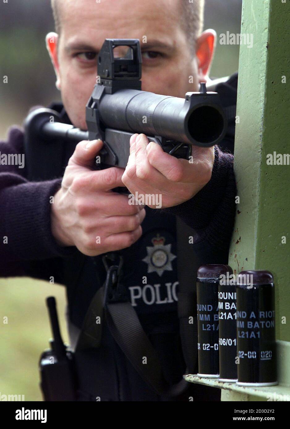 Police rubber bullet less lethal hi-res stock photography and images ...