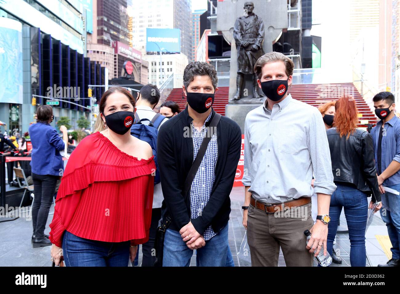 New York, NY, USA. 7th Oct, 2020. Andréa Burns, Tom Kitt and Stark ...