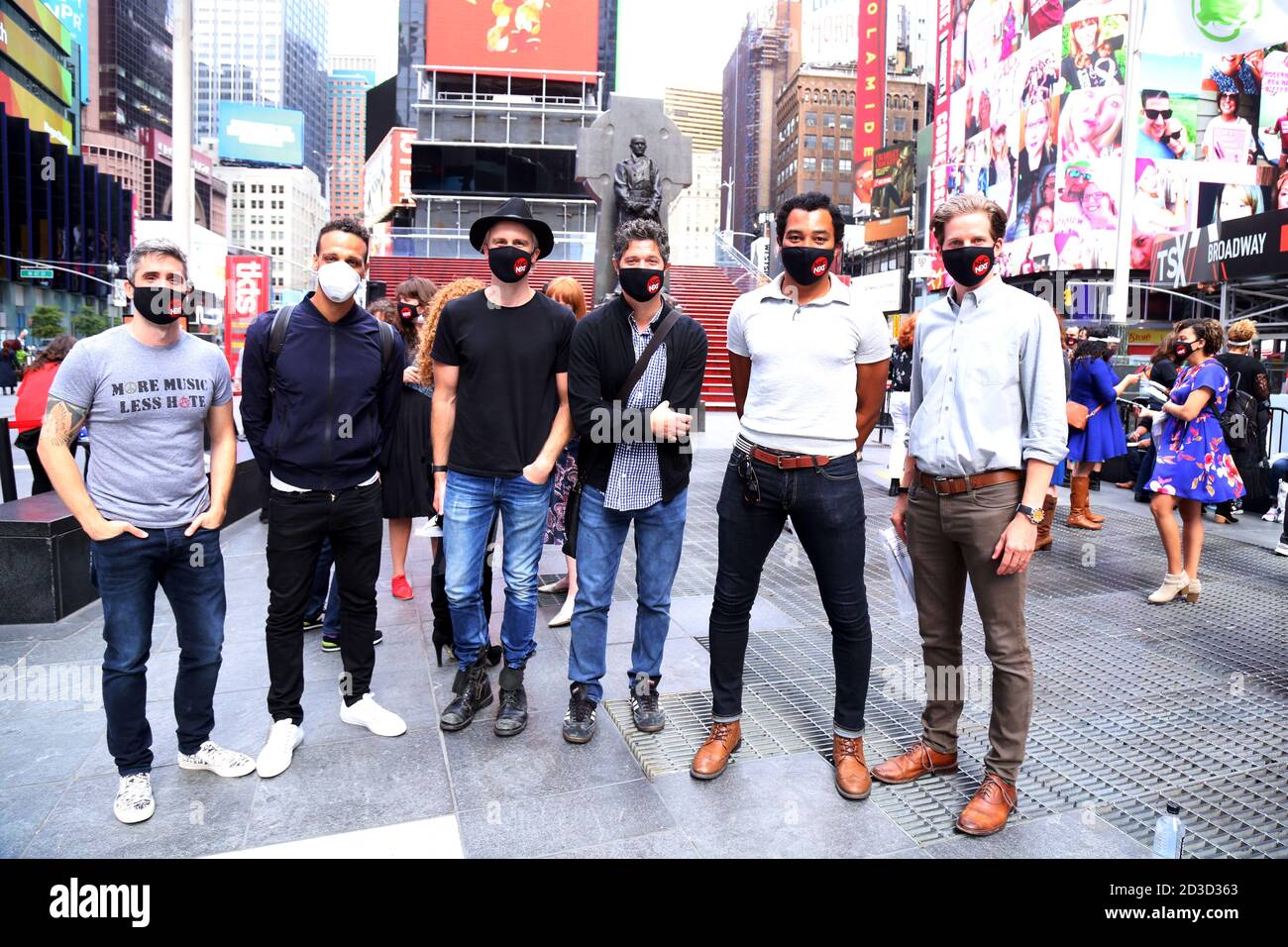 New York, NY, USA. 7th Oct, 2020. Bryan Perri, Ari'el Stachel, Gavin ...