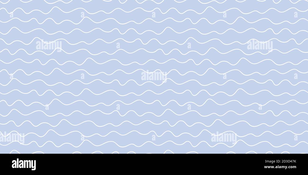 Ocean pattern, wiggly lines, abstract seamless repeat pattern Stock ...